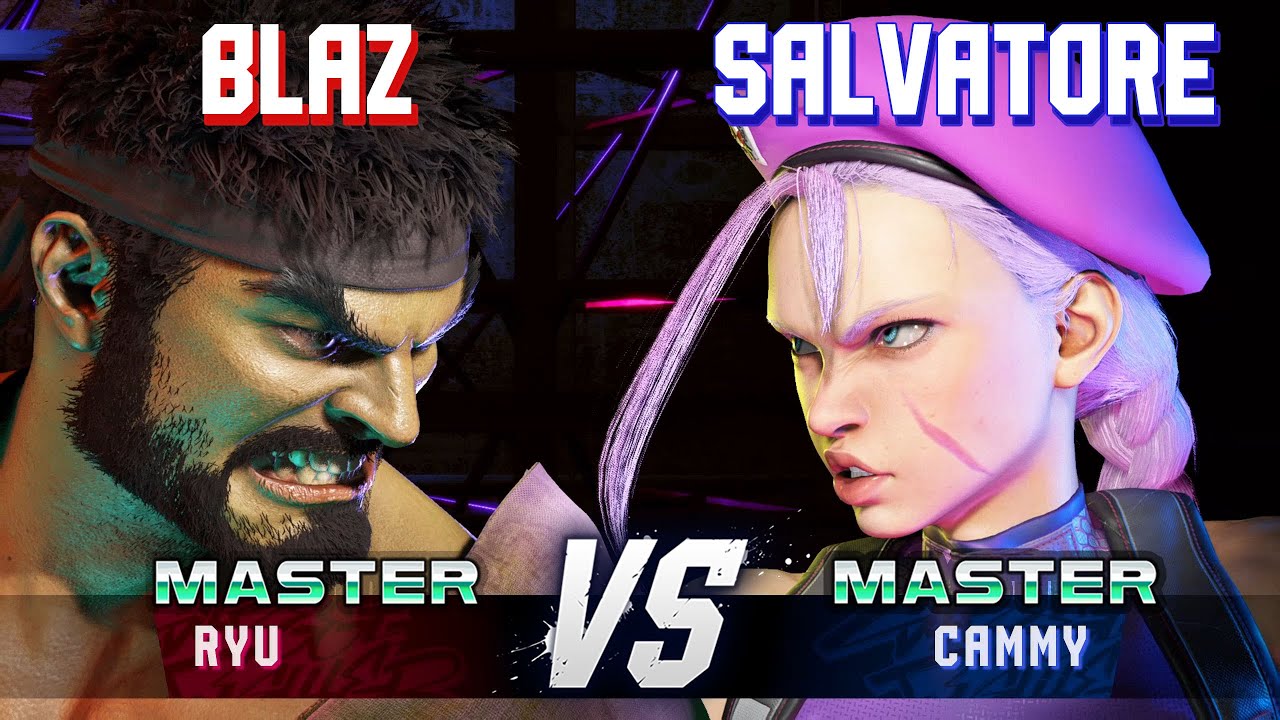 SF6 BLAZ (Ryu) vs SALVATORE (Cammy) High Level Gameplay - YouTube