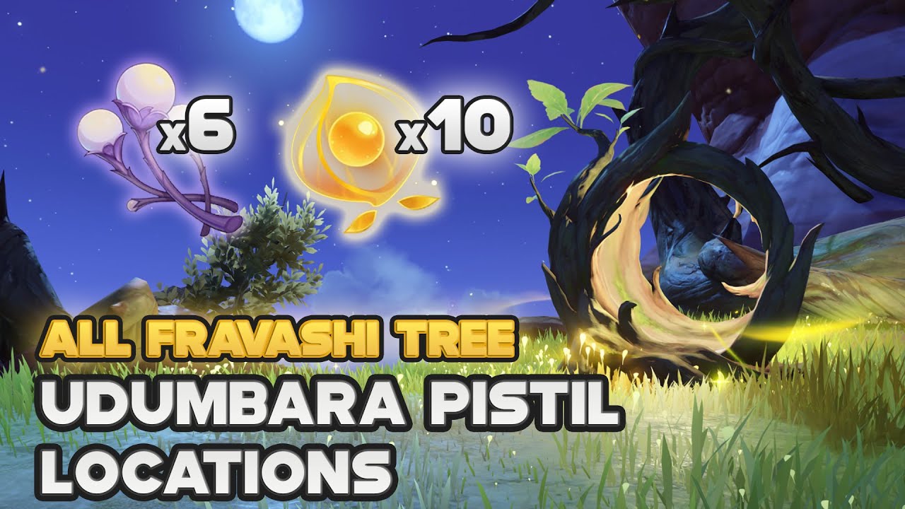 All 10 Fravashi Tree Locations: Udumbara Pistil & Plume of Purifying ...