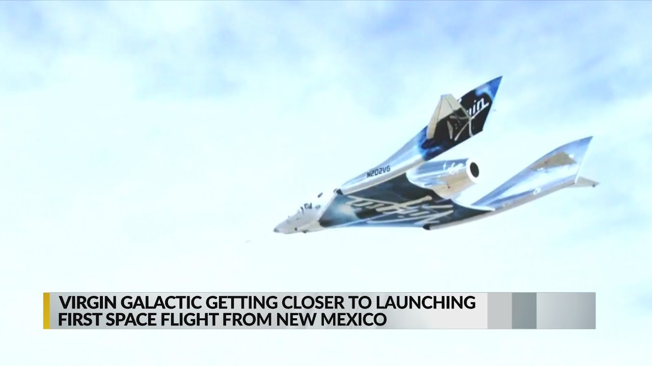 Virgin Galactic prepares for first spaceflight from New Mexico - YouTube