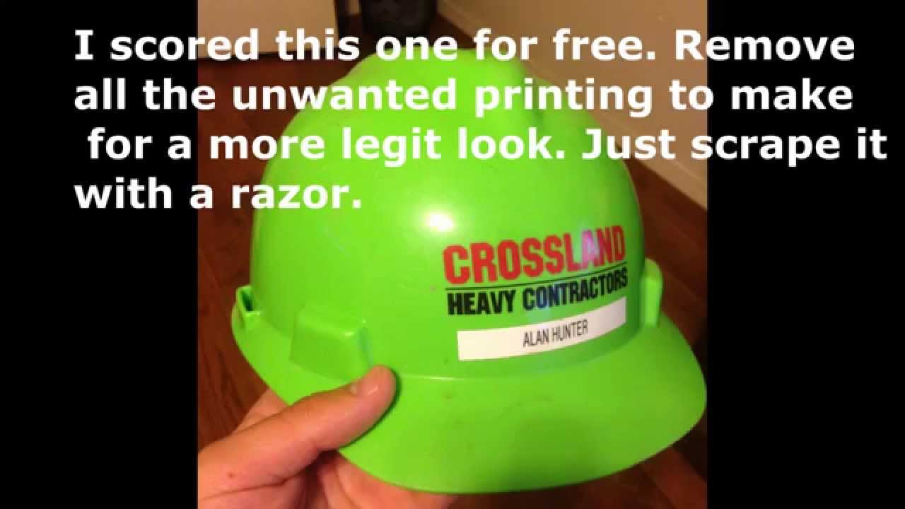 DIY Caving Helmet - YouTube