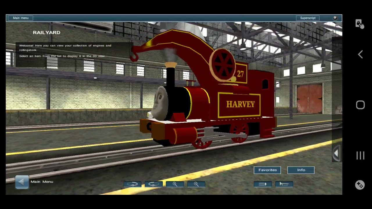 Mtsnoddle Harvey the crane engine showcase trainz - YouTube