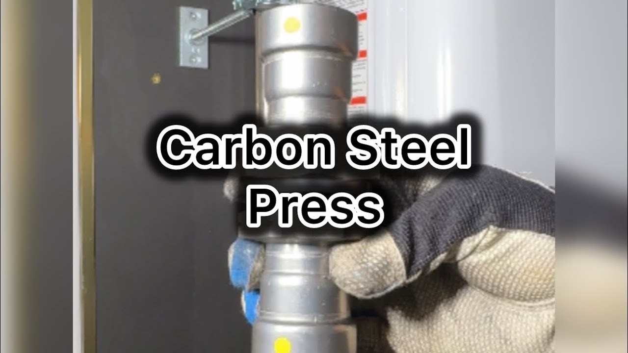 Installing Gas Fitting With Press - YouTube