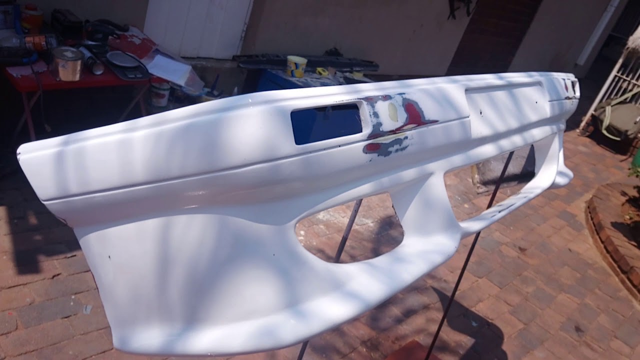 Volkswagen Golf MK1 Custom Bumper preperation. - YouTube