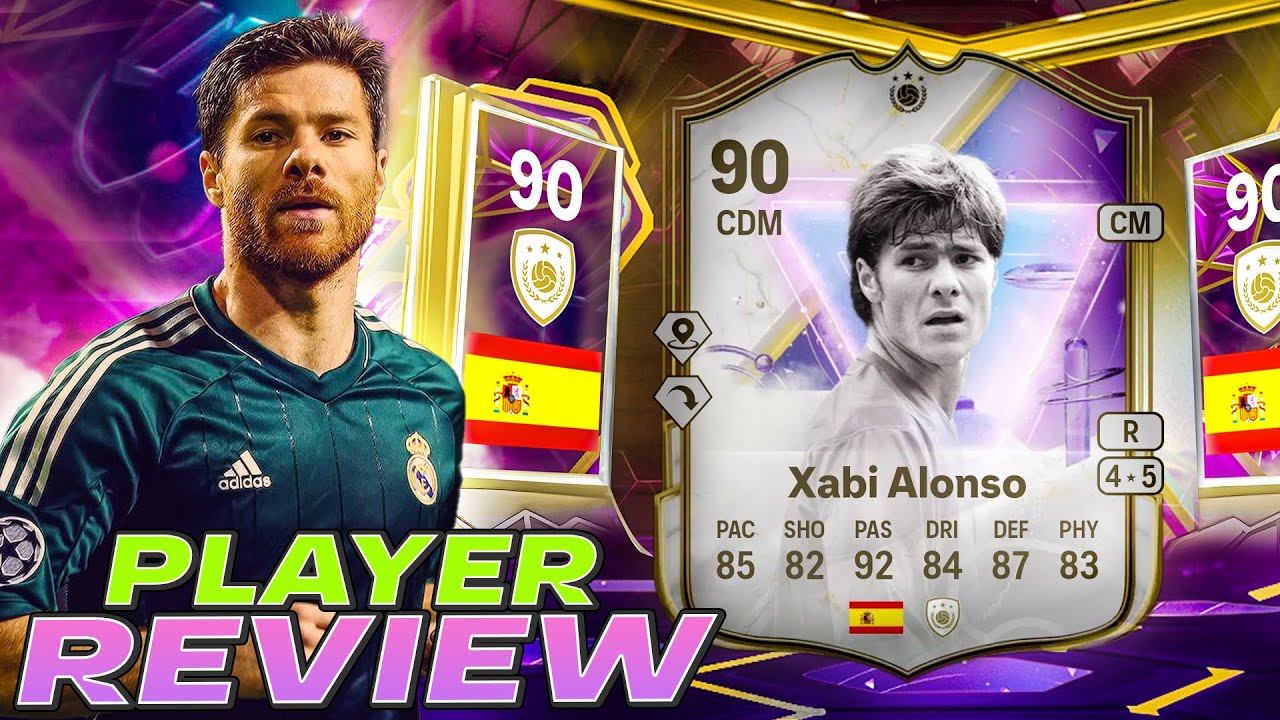 🎯90 FUTURE STARS ICON XABI ALONSO PLAYER REVIEW - EA FC 25 ULTIMATE ...