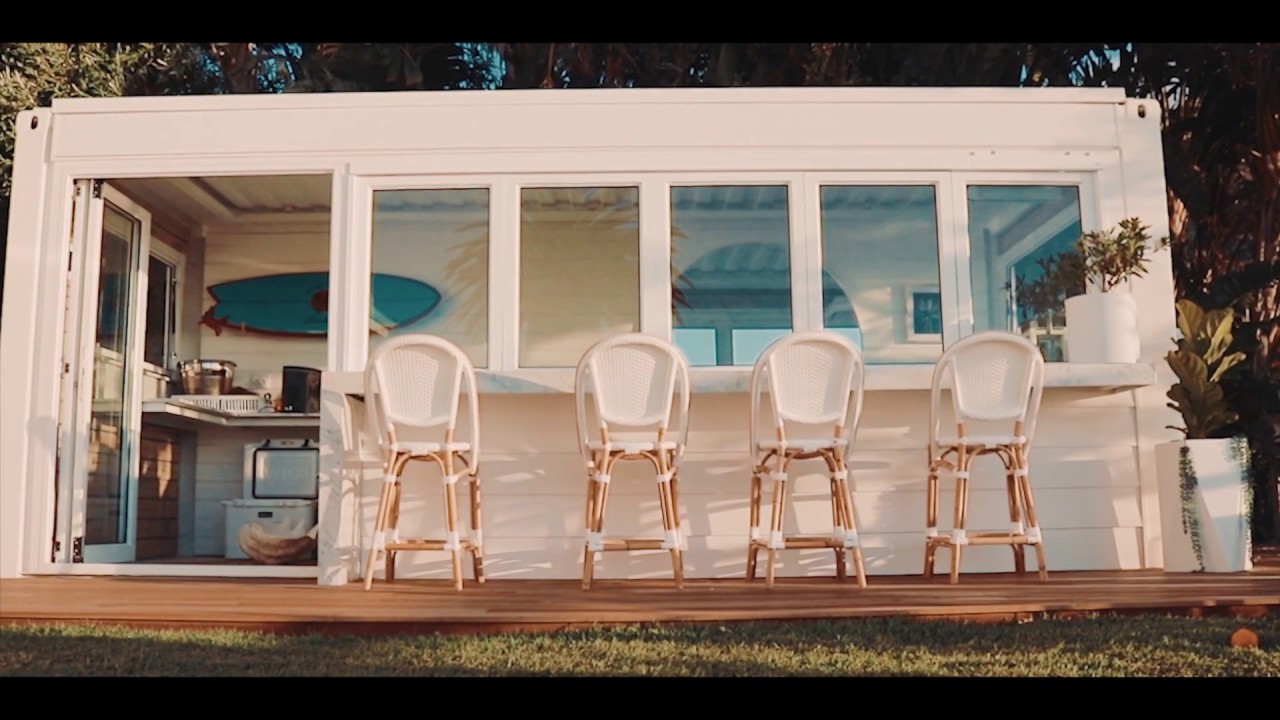 Container Beach Bar - YouTube