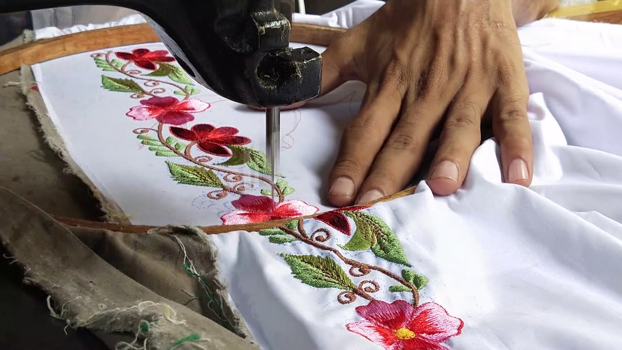 Border design embroidery | Easy Border Design machine Embroidery ...