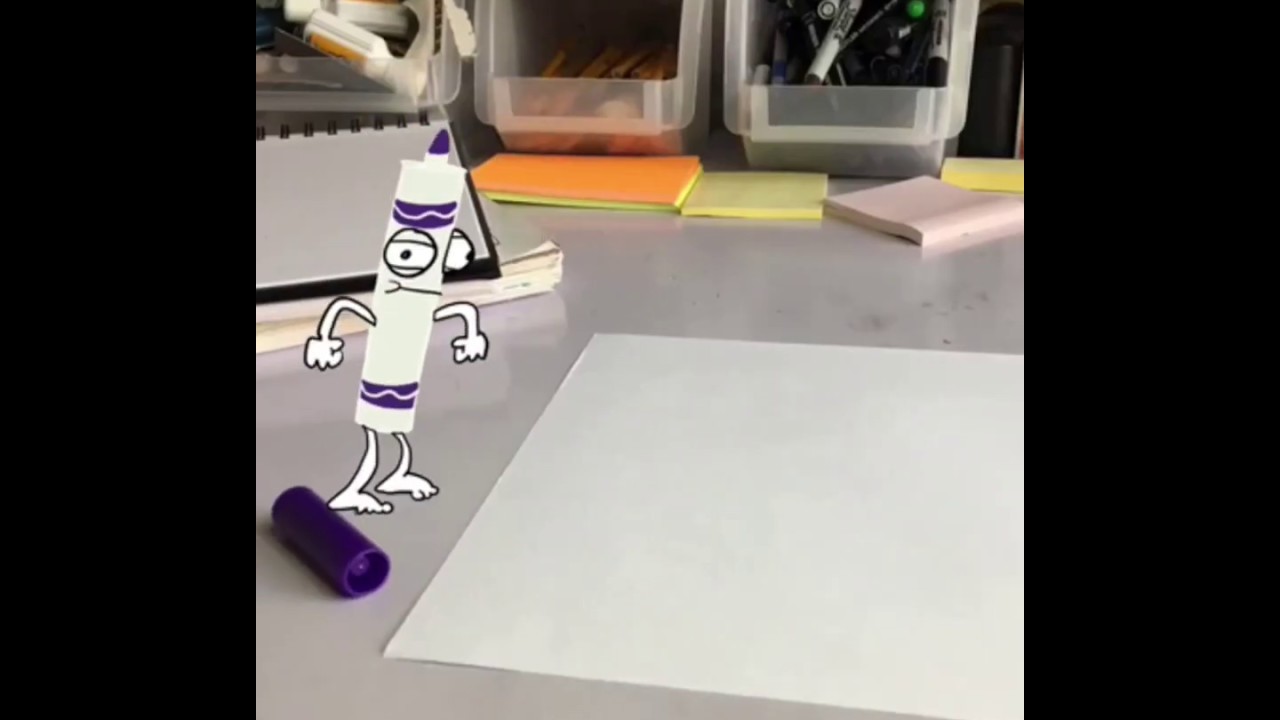 Animating a pen practicing art - YouTube