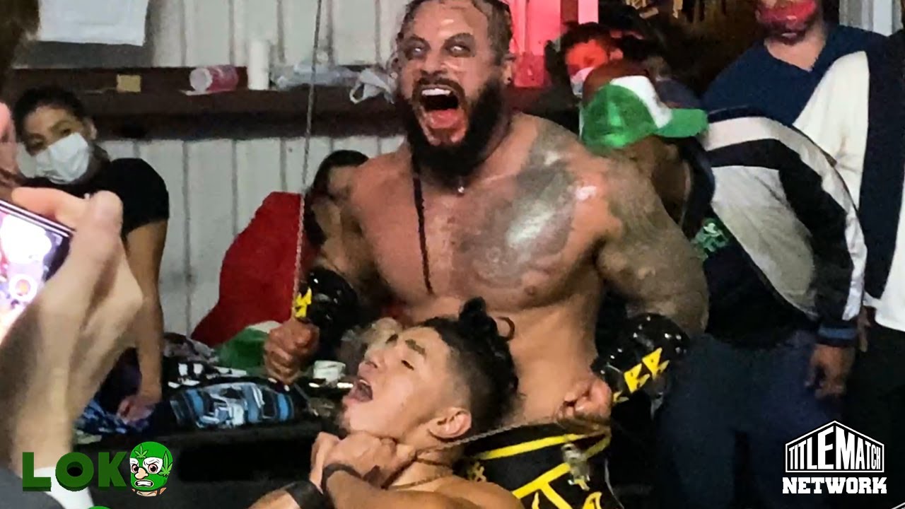 Mecha Wolf 450 vs Gino Medina (Loko Wrestling) Title Match Network ...