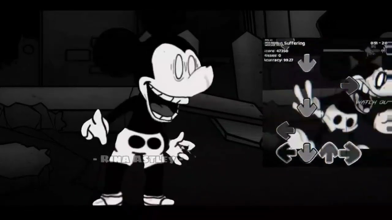 Unknown Suffering V2 | Suicide Mouse | Gacha FNF - YouTube