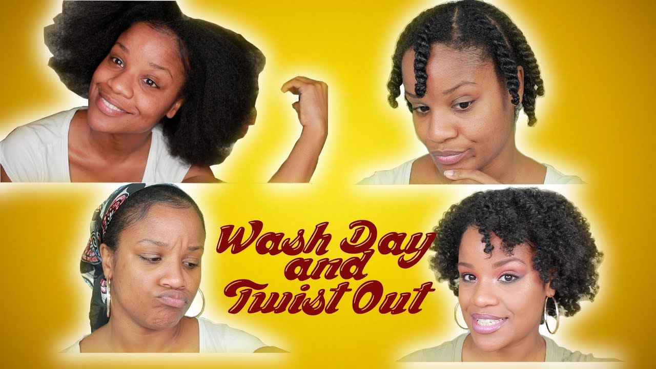 Wash Day + How I Do My Twist Out | Trying Out New Products - YouTube