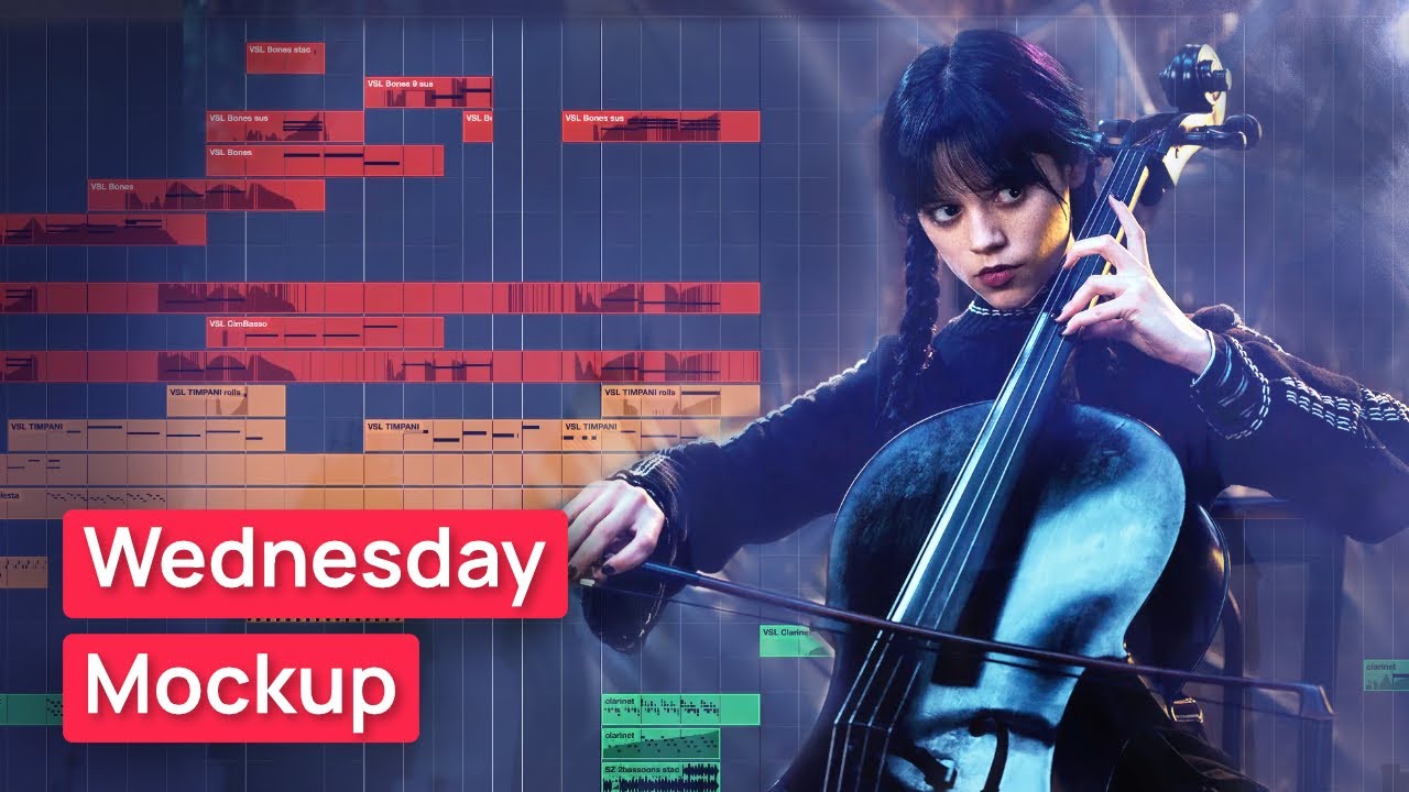 Wednesday Main Theme — Orchestral MIDI Mock-Up (Danny Elfman) - YouTube