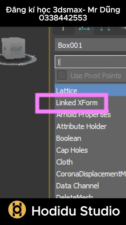 Linked Xform - 3DsMax ( Tips and Tricks ) - Hodidu Studio #shorts - YouTube