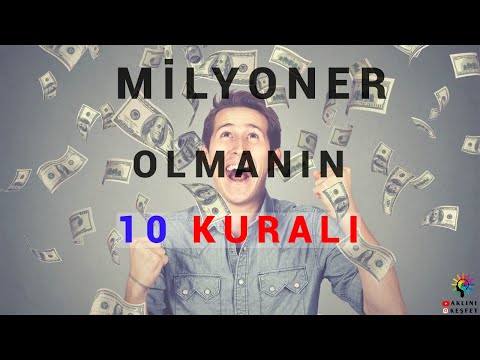 MİLYONER OLMANIN 10 KURALI