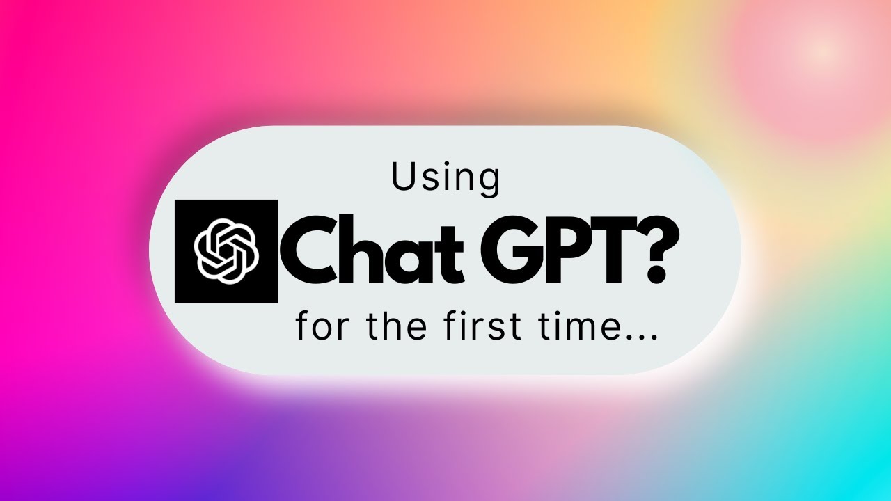 Using CHAT GPT FOR THE FRIST TIME... - YouTube