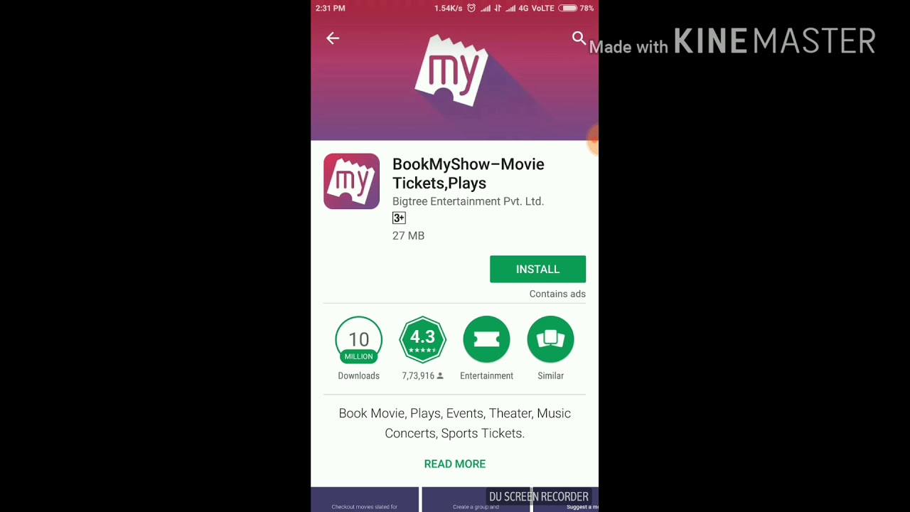 BookMyShow How To Book Movies Ticket Online - YouTube