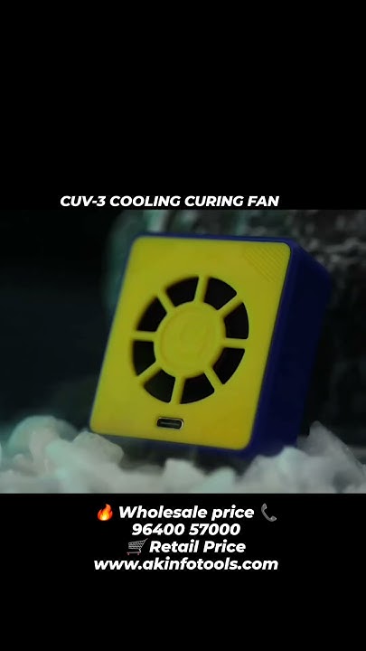 MECHANIC CUV-3 COOLING CURING FAN - YouTube
