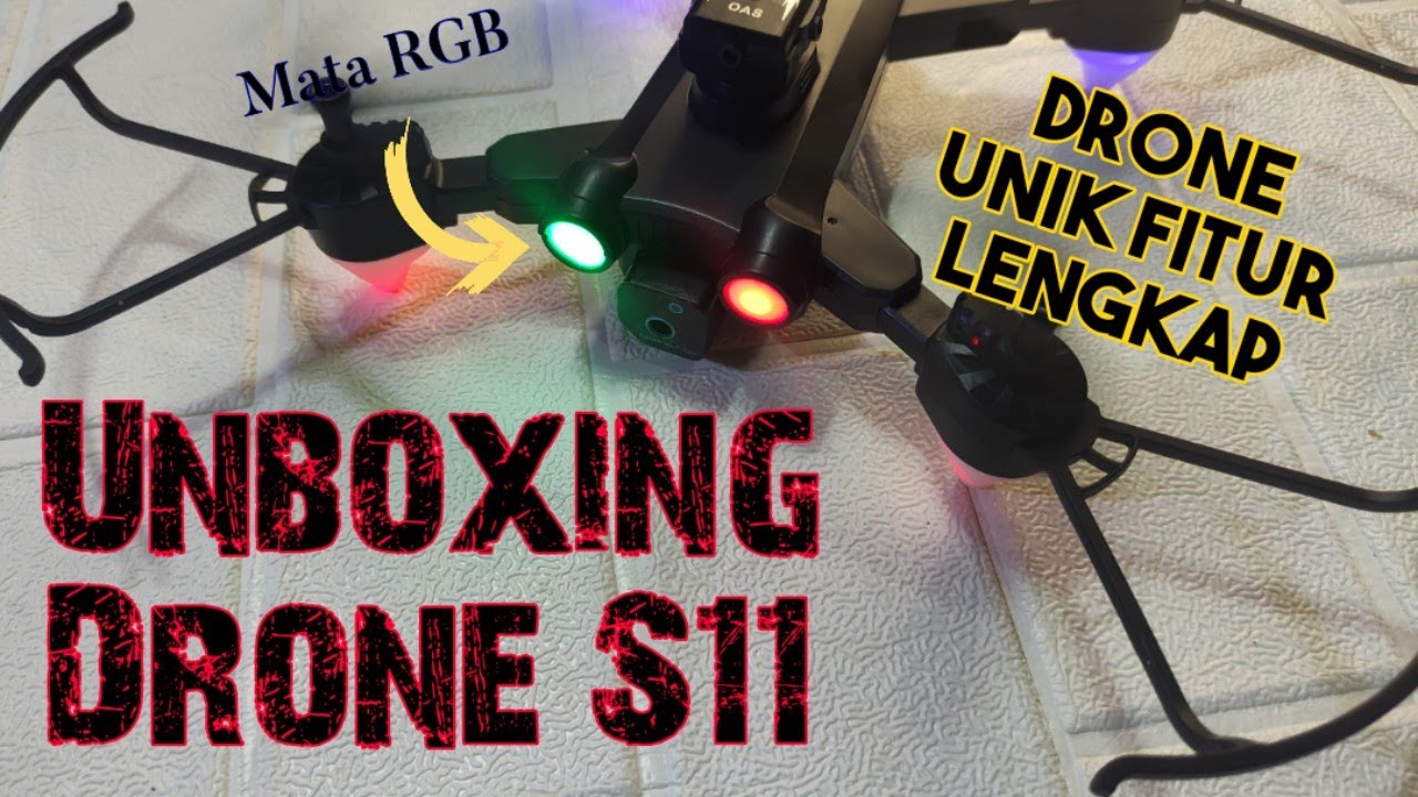 Unboxing Drone S11 drone terbaru dari Giime fitur lengkap - YouTube