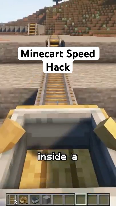 The CHEAPEST Minecart Speed Hack in Minecraft - YouTube