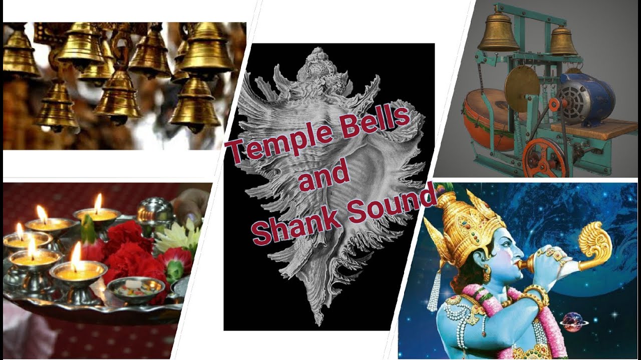 Temple Bell - shankh naad |shank sound | temple bell | Aarti Music ...