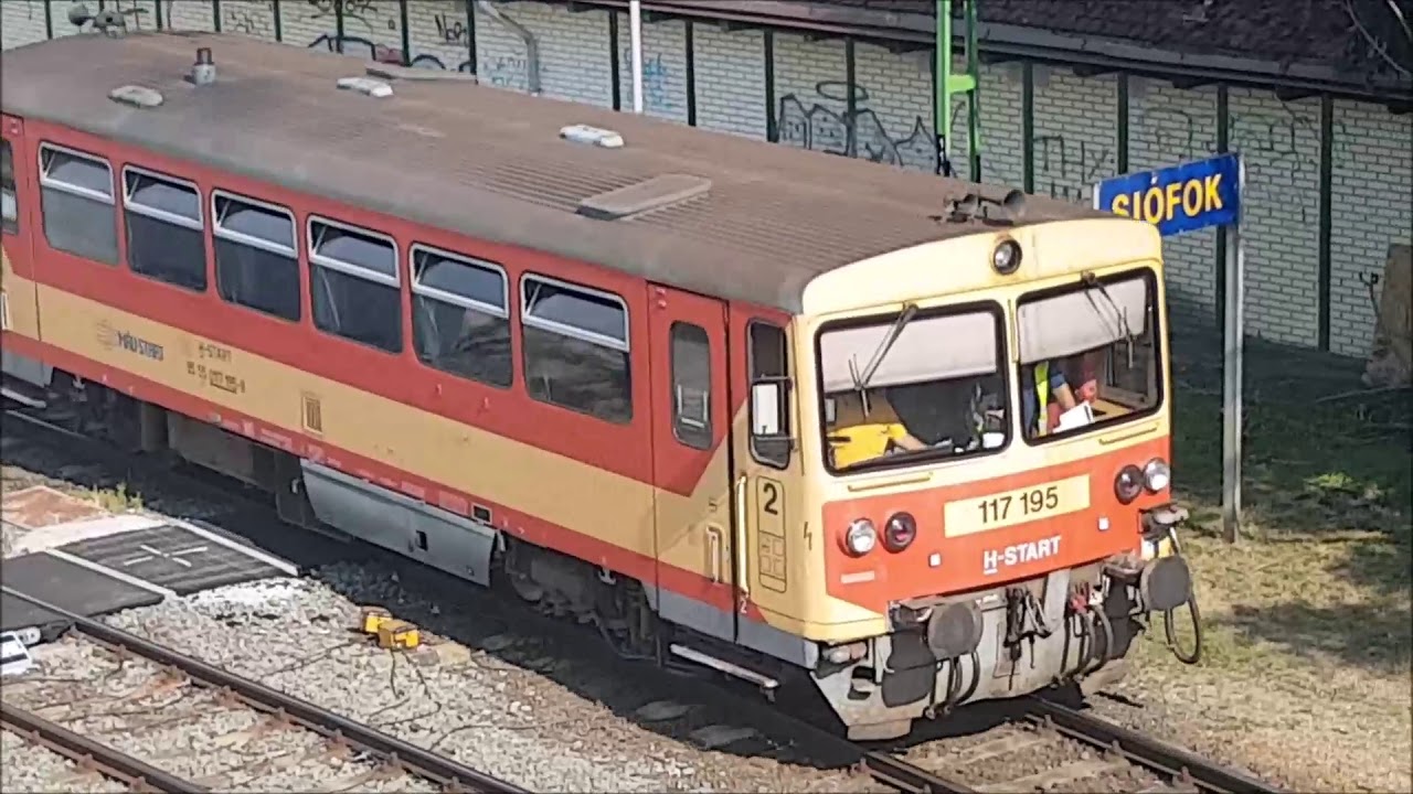 Trains at Balaton Hungary / Züge am Balaton Ungarn Eisenbahn HD - YouTube