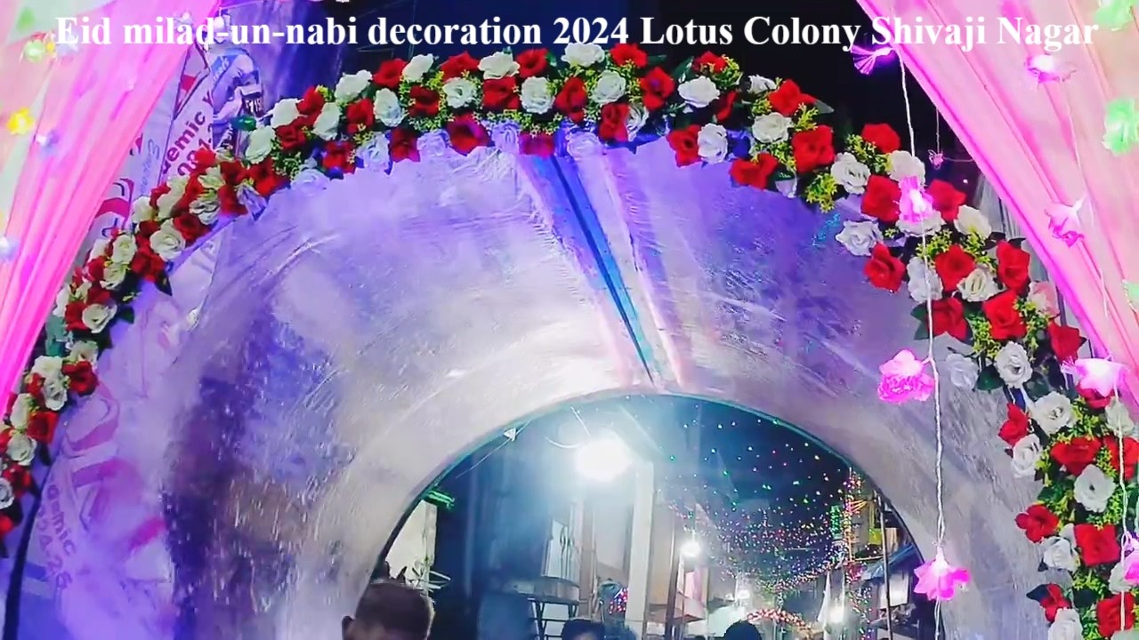 Eid Milad Un Nabi 2024 | India is Decorate with Water Fall Gate | Rabi ...