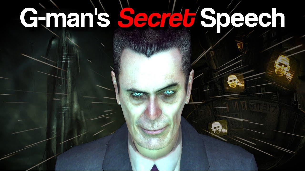The (Not so) Secret Cut Half-Life 2 Gman Intro - YouTube