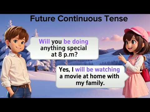 Future Continuous Conversation | Improve your English Skills | English ...