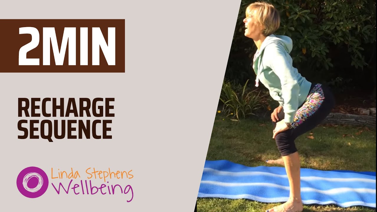 2 Minute Break-time 'recharge' yoga moves! - YouTube