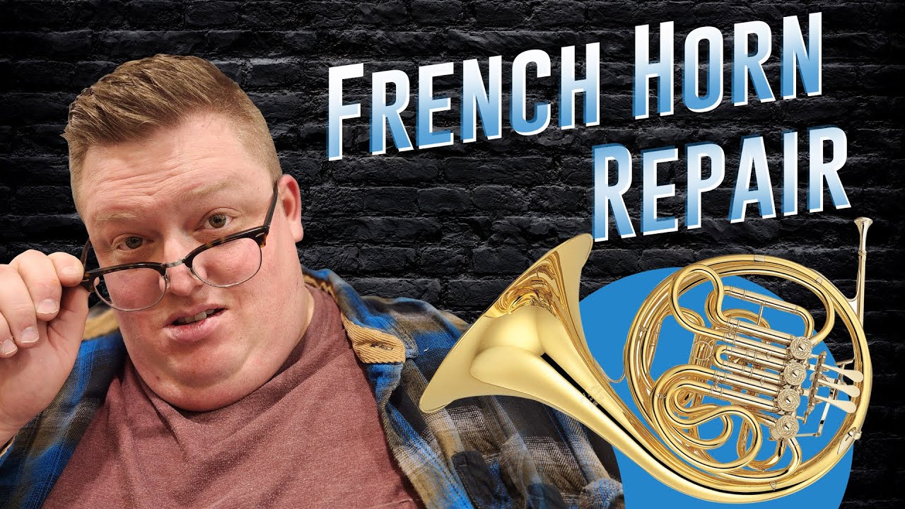 Step by Step French Horn Cleaning and Repair - YouTube