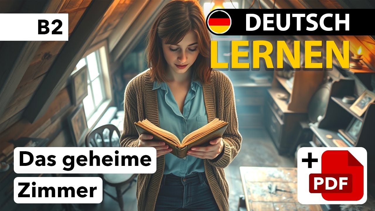 Learn German B2 – DAS GEHEIME ZIMMER 🇩🇪 | Deutsch hören & verstehen ...