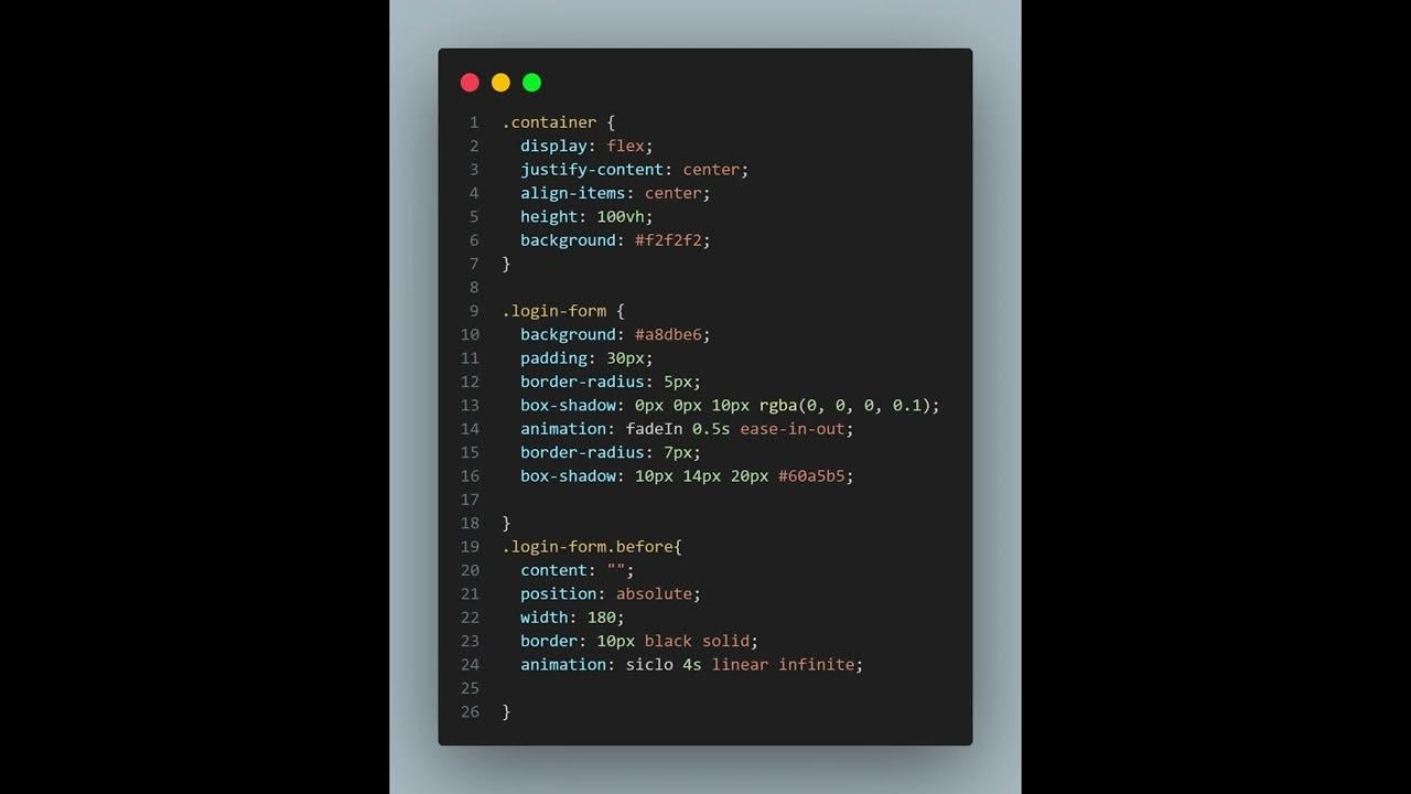 Loguin con css y js - YouTube
