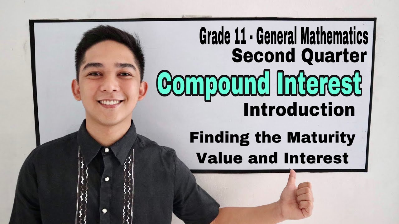 Introduction to Compound Interest - Finding the Maturity Value and ...