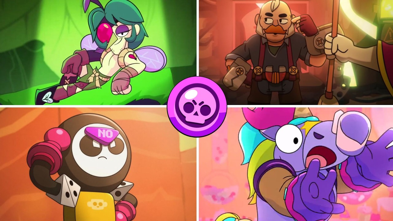 All Epic Brawlers Animations in Brawl Stars - YouTube