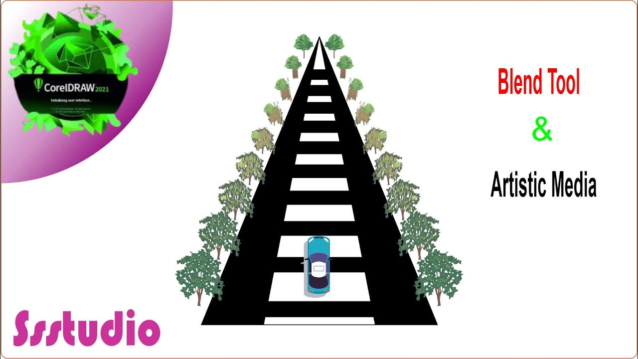 HOW TO DESIGN ROAD IN COREL DRAW - YouTube