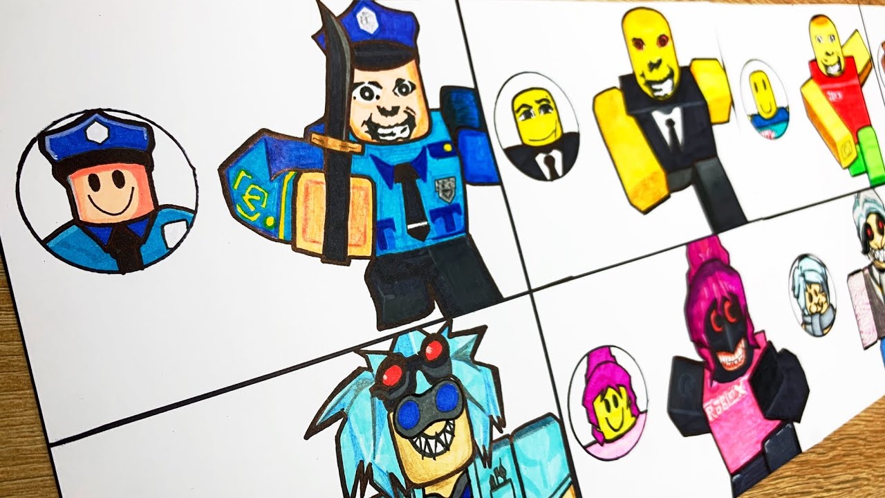 Drawing Weird Strict Hotel Guard / Weird Strict Boss, Mom, Scientist ...