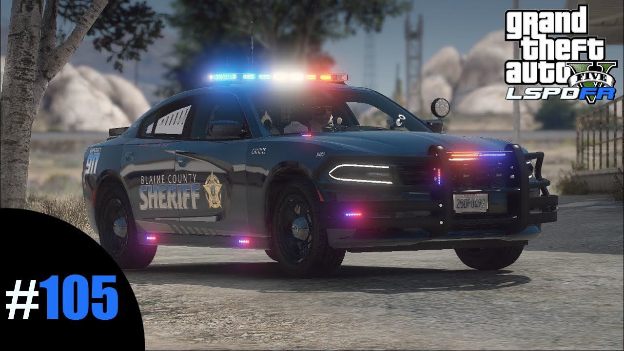2018 Dodge Charger BCSO K9 | LSPDFR | Patrol #105 | (4K) - YouTube