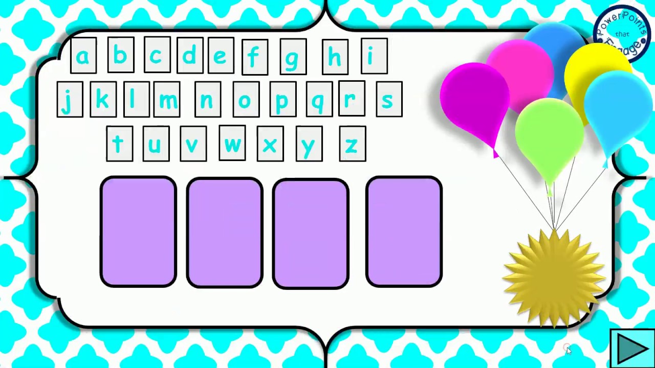 How to Use the Balloon Pop Template - YouTube