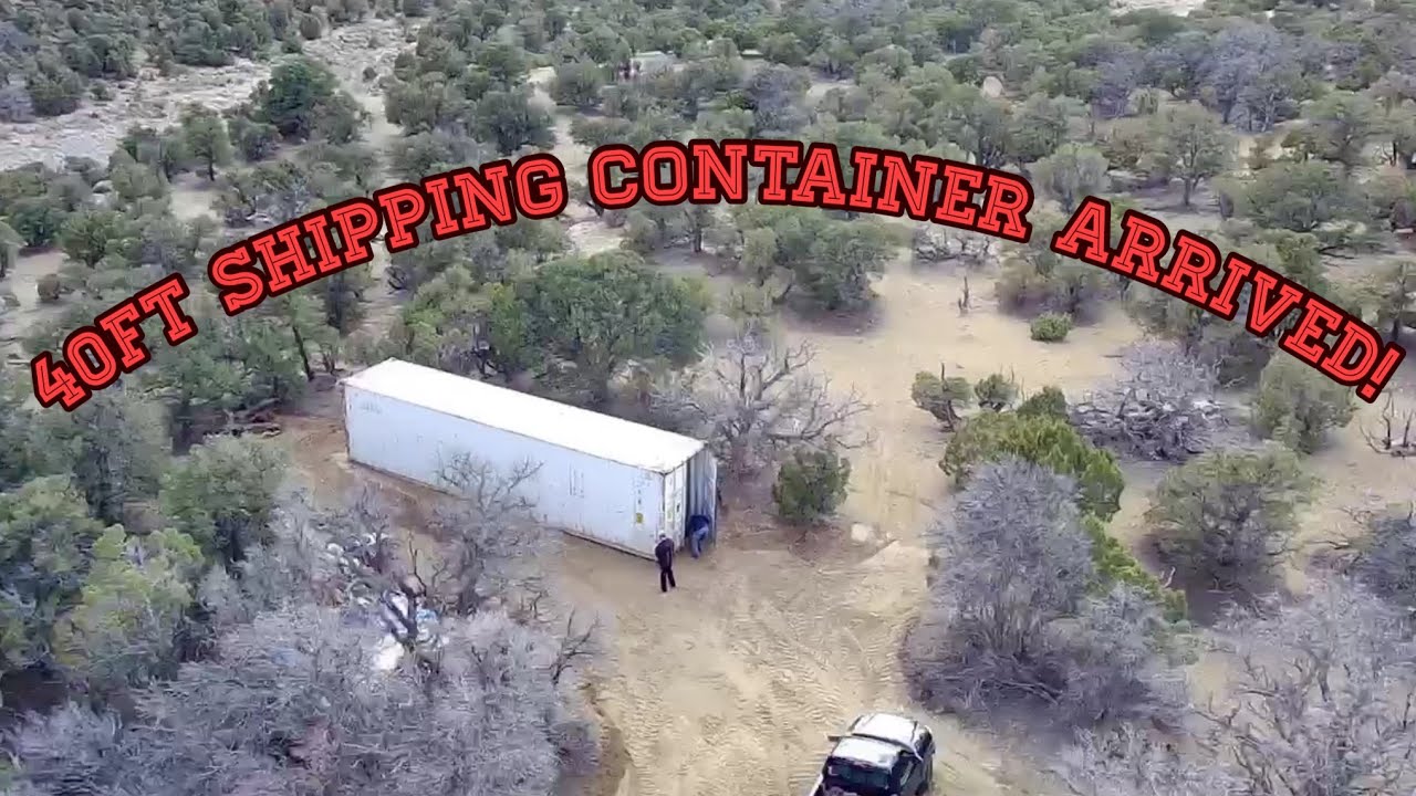 Future Homestead EP:5 | Getting a 40ft shipping container onto the ...