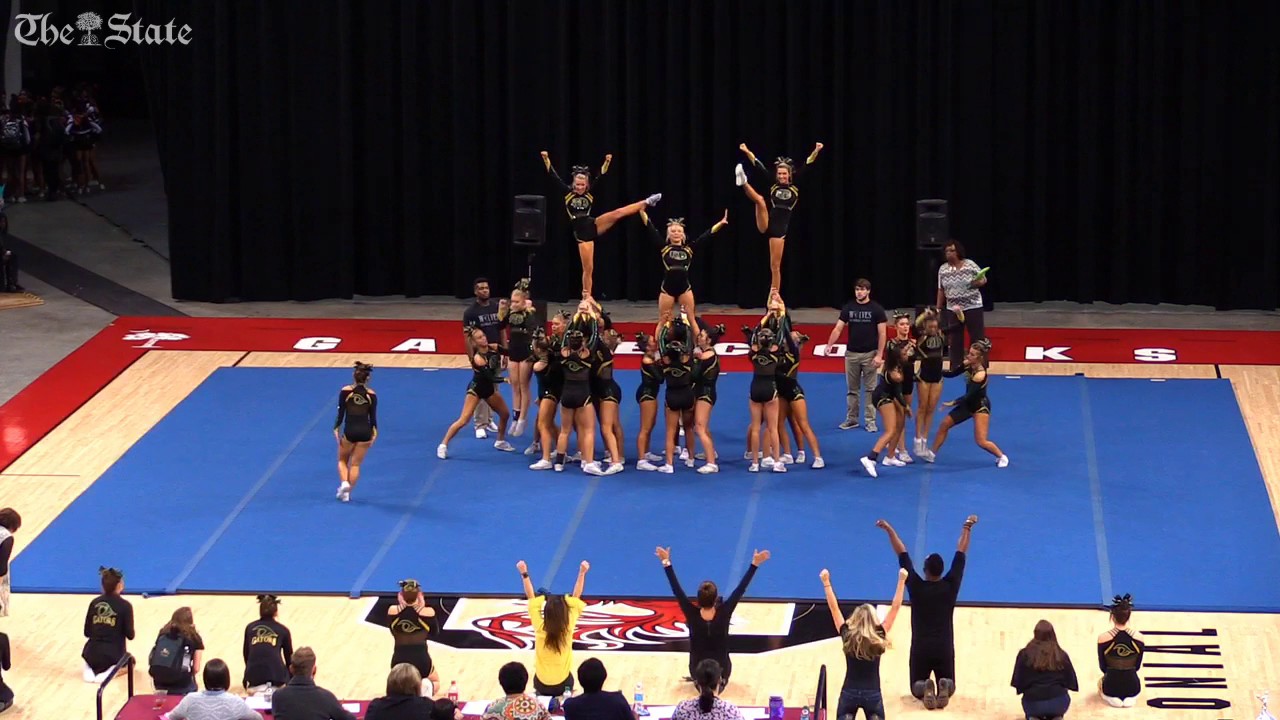 River Bluff High competes in SCHSL Competitive Cheer Championship 2016 ...