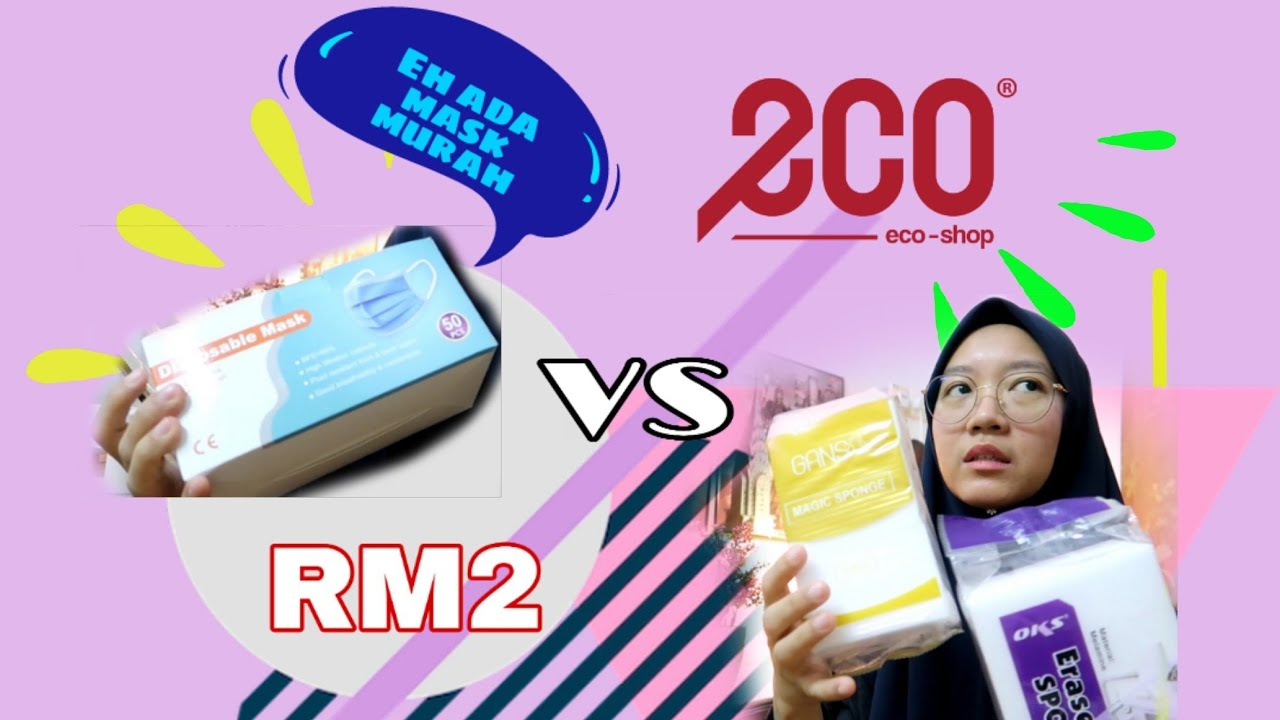 ECO SHOP VS KEDAI RM2 HAUL | Mana lagi kedai berhantu? - YouTube