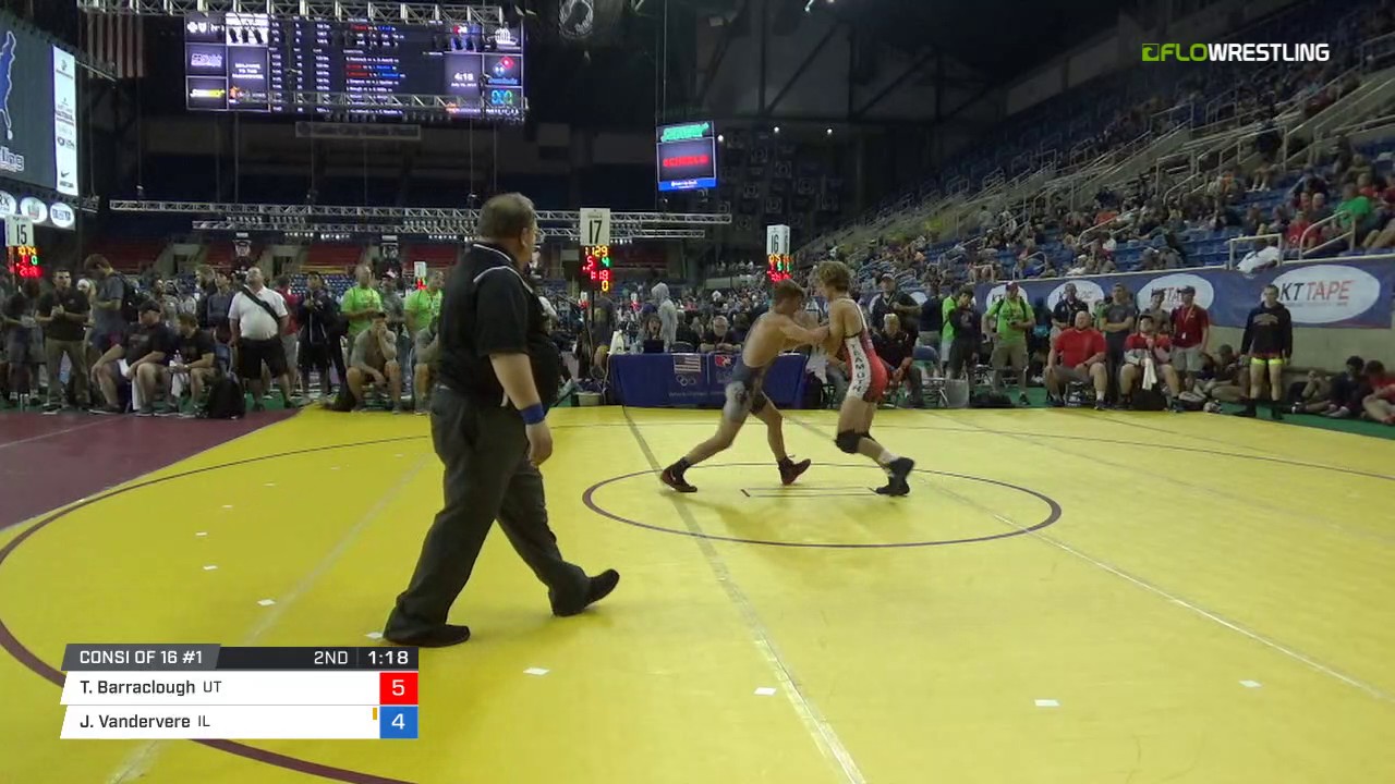 Cadet GR 120 Consi of 16 #1 - Terrell Barraclough (UT) vs. Joel ...