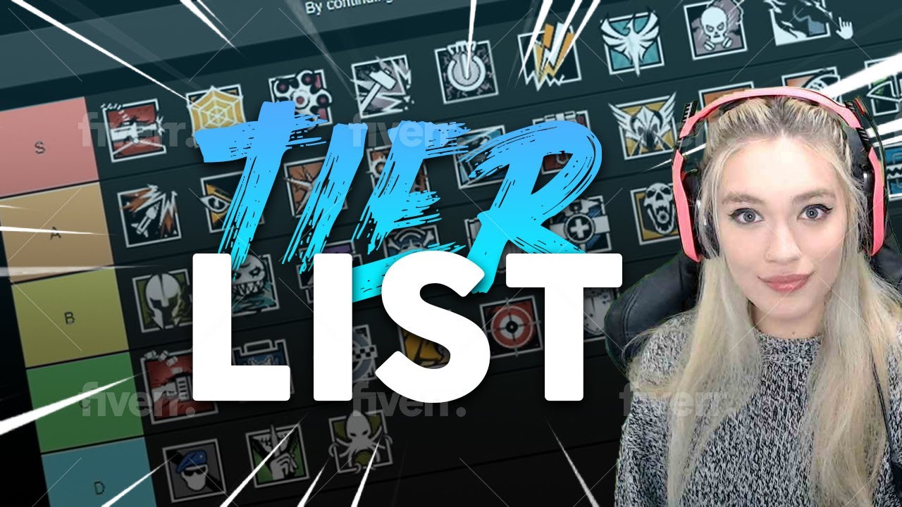 Rainbow Six Siege Operator Tier List - YouTube