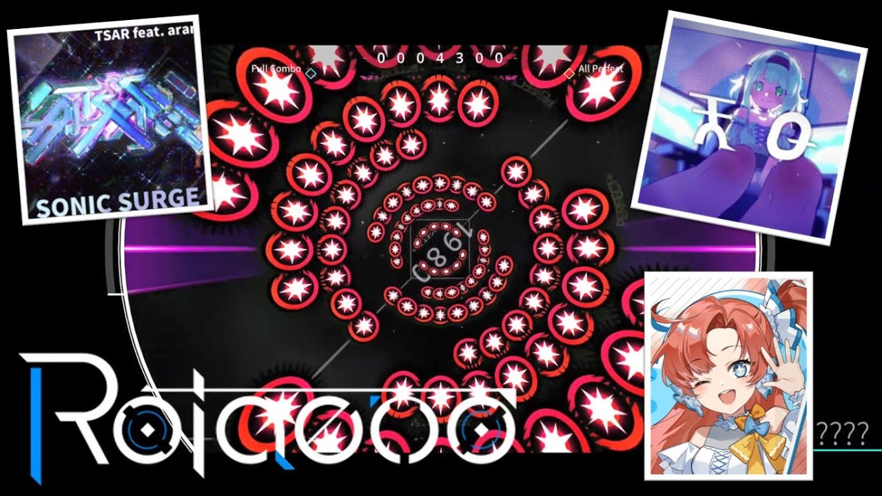 【Rotaeno X VTuber】SONIC SURGE/天Q./特技挑戰|逃出生天EX(Lv.12/Lv.12/Lv.????)All ...