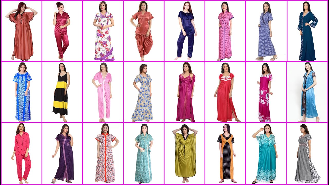 Latest Nighty Designs For Women | Night Suits | Night Dress For Women ...