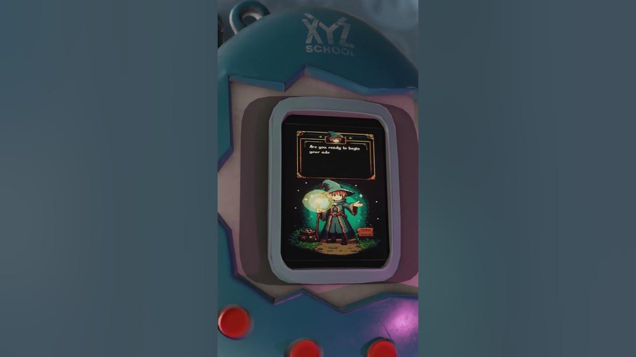 Tamagotchi Game Made in Godot Engine 4.3 #tamagotchi #blender # ...