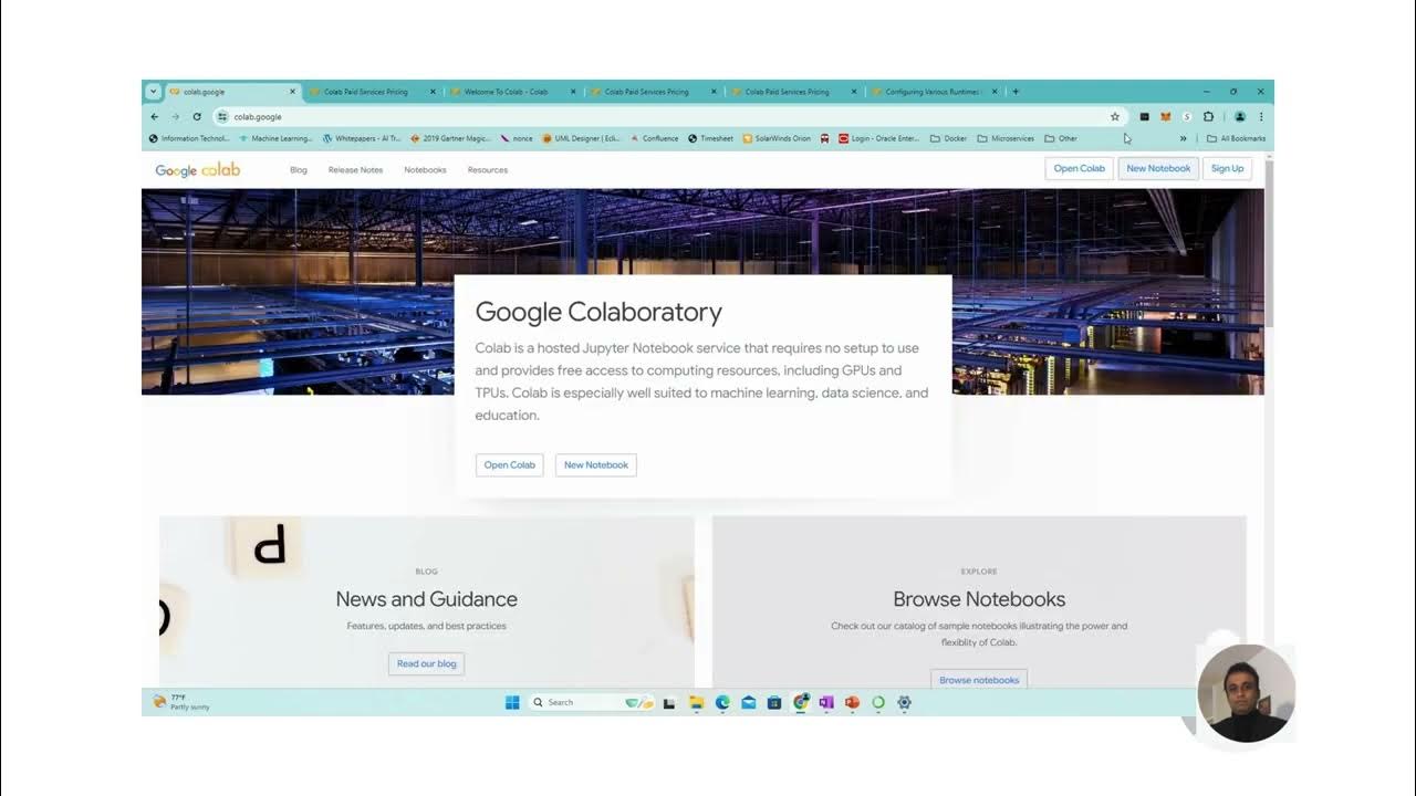 Setting Up Your Google Colab Account and Creating Your First Notebook: A Beginner's Guide - YouTube