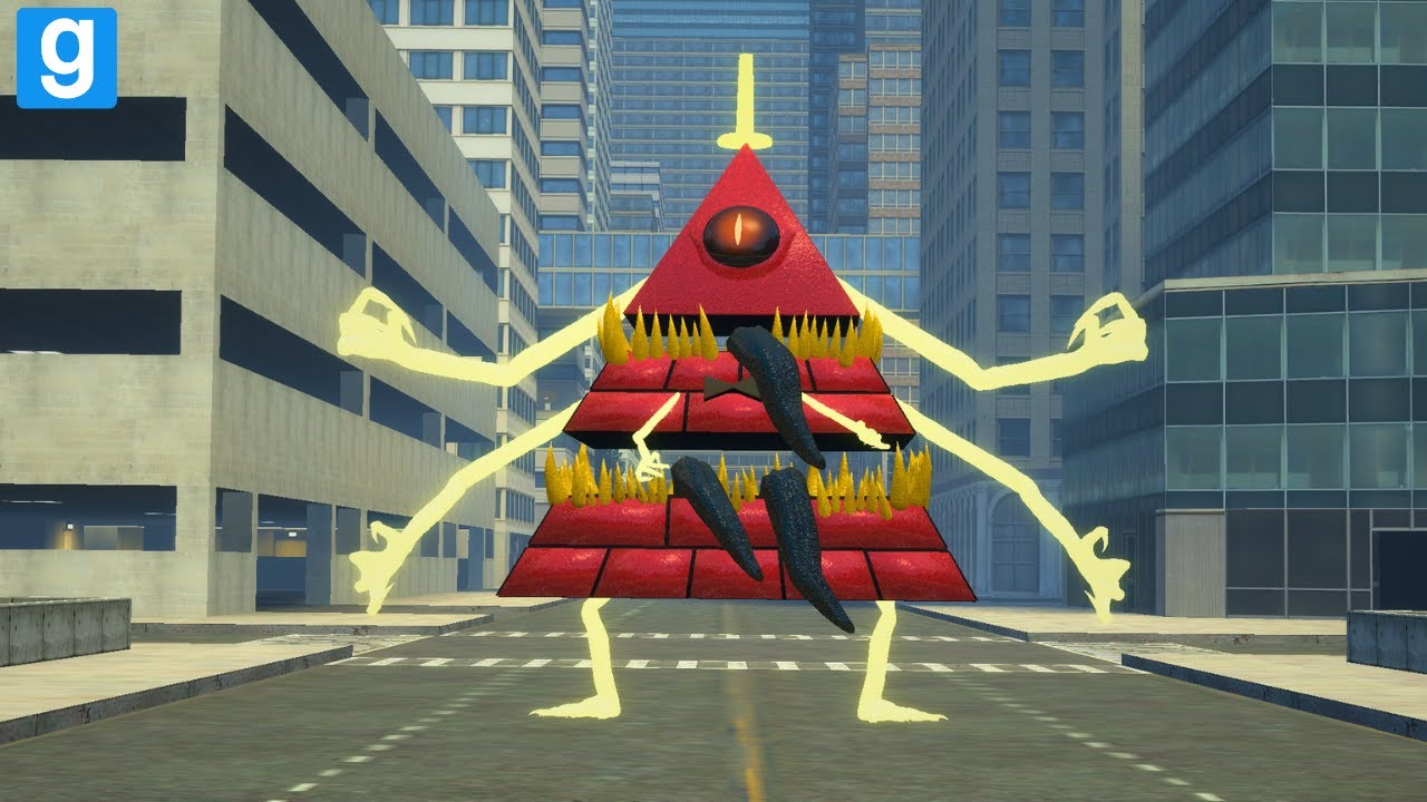 THE SCARY BILL CIPHER NPC | GMOD - YouTube