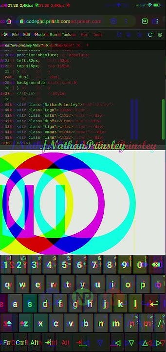 [ Aesthetic ] Create My Logo Using HTML & CSS - Live Coding With Phone #android #shorts - YouTube