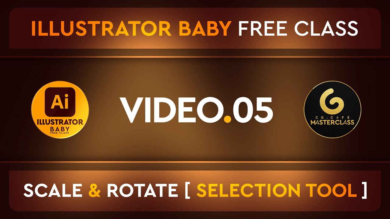 AiBaby_VIDEO.05 : Scale & Rotate [ Selection Tool ] - YouTube