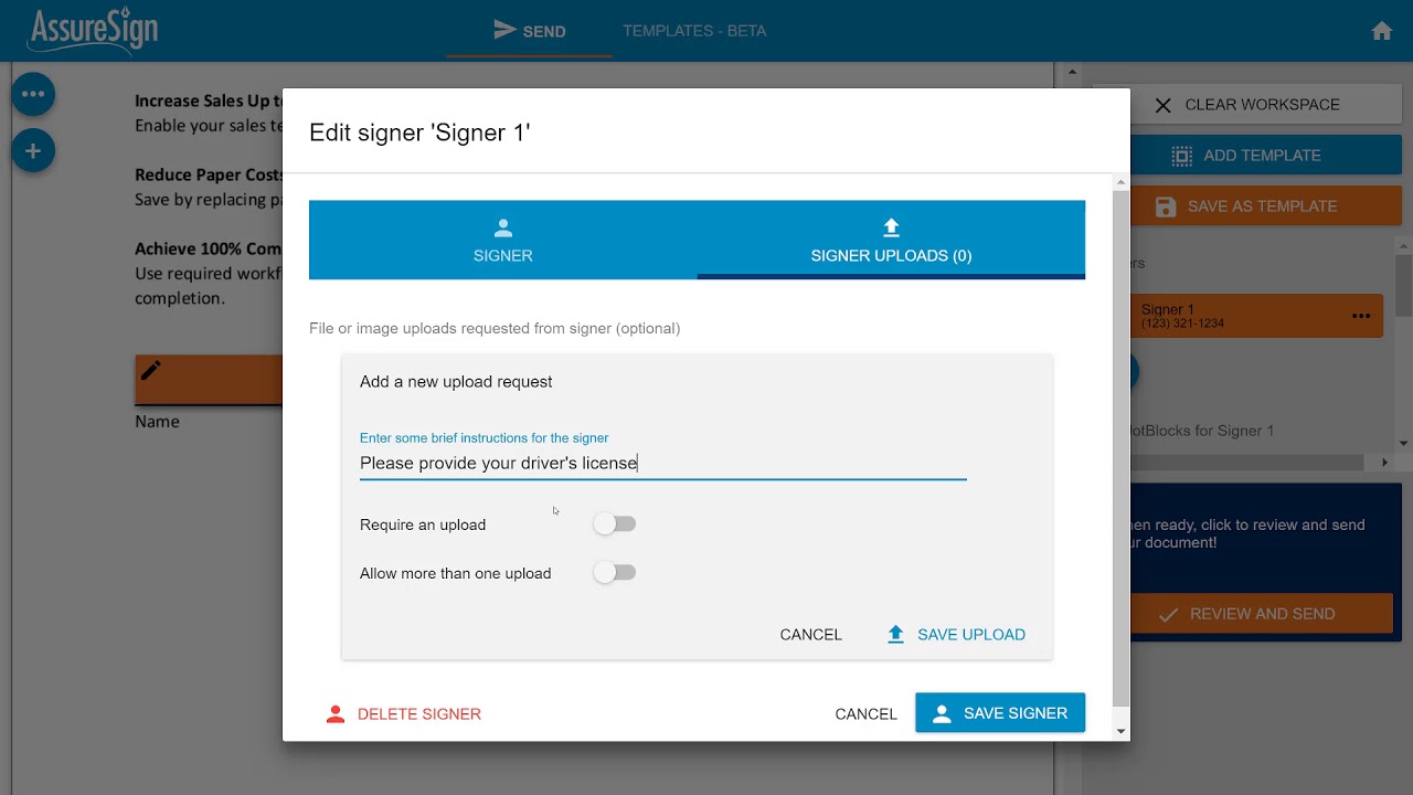 How to Enable Signer Attachments in Simple Setup - YouTube